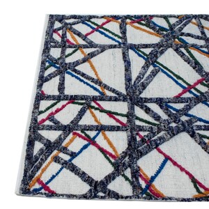 Multicolor 4x6 Modern Abstract Geometric Rug Oriental Natural 4'0 X 6'0 ...