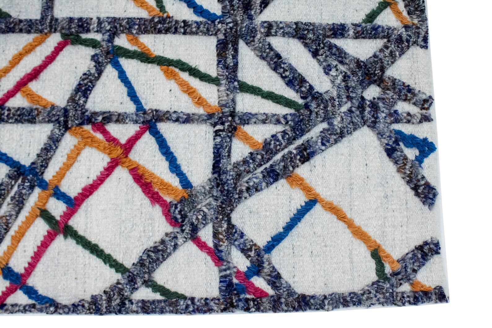 Multicolor 4x6 Modern Abstract Geometric Rug Oriental - Etsy