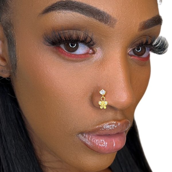 Dangling Nose Jewelry - Etsy