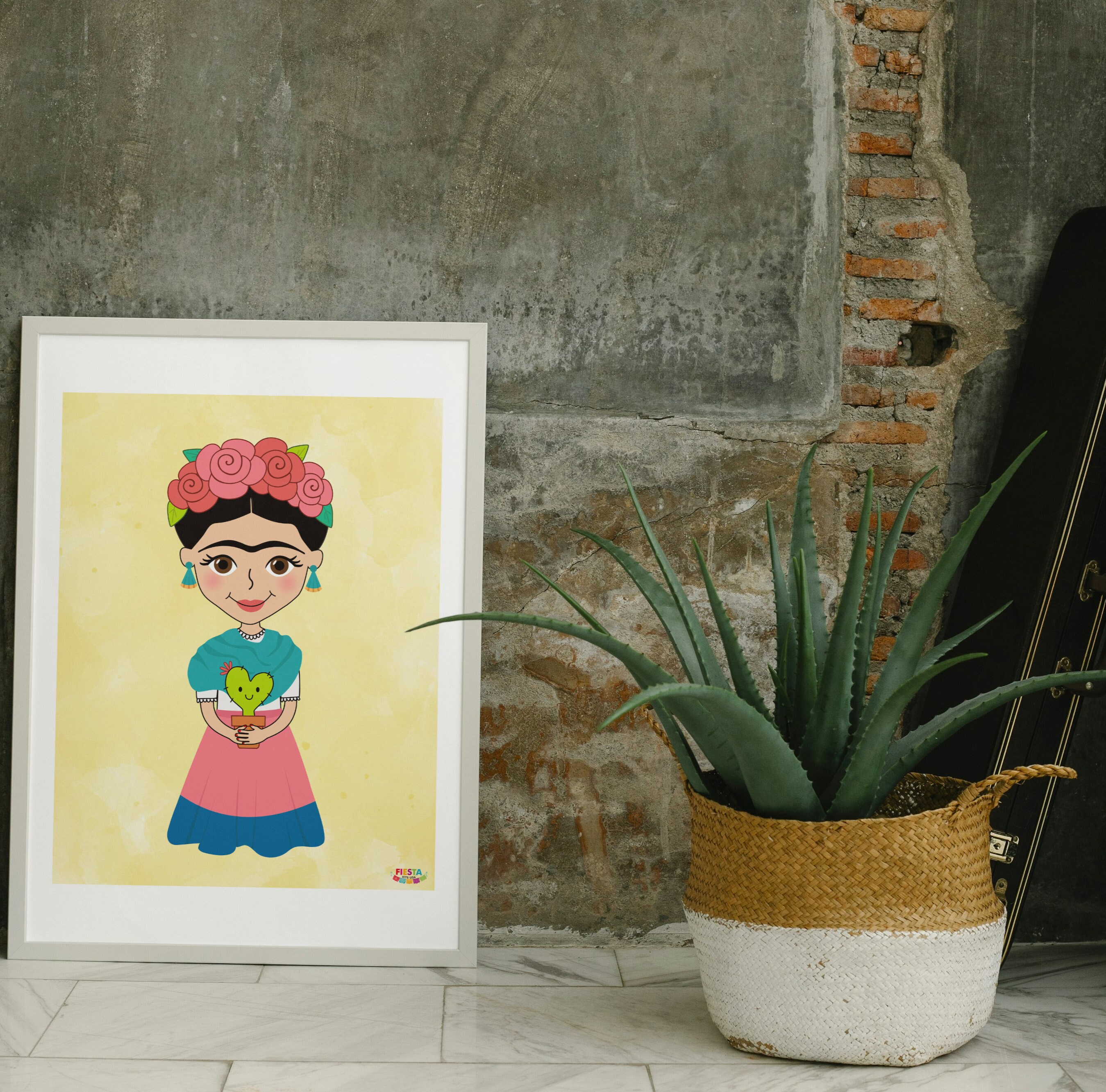 Digital Download of Frida Poster Print printable, Digital Download - Etsy