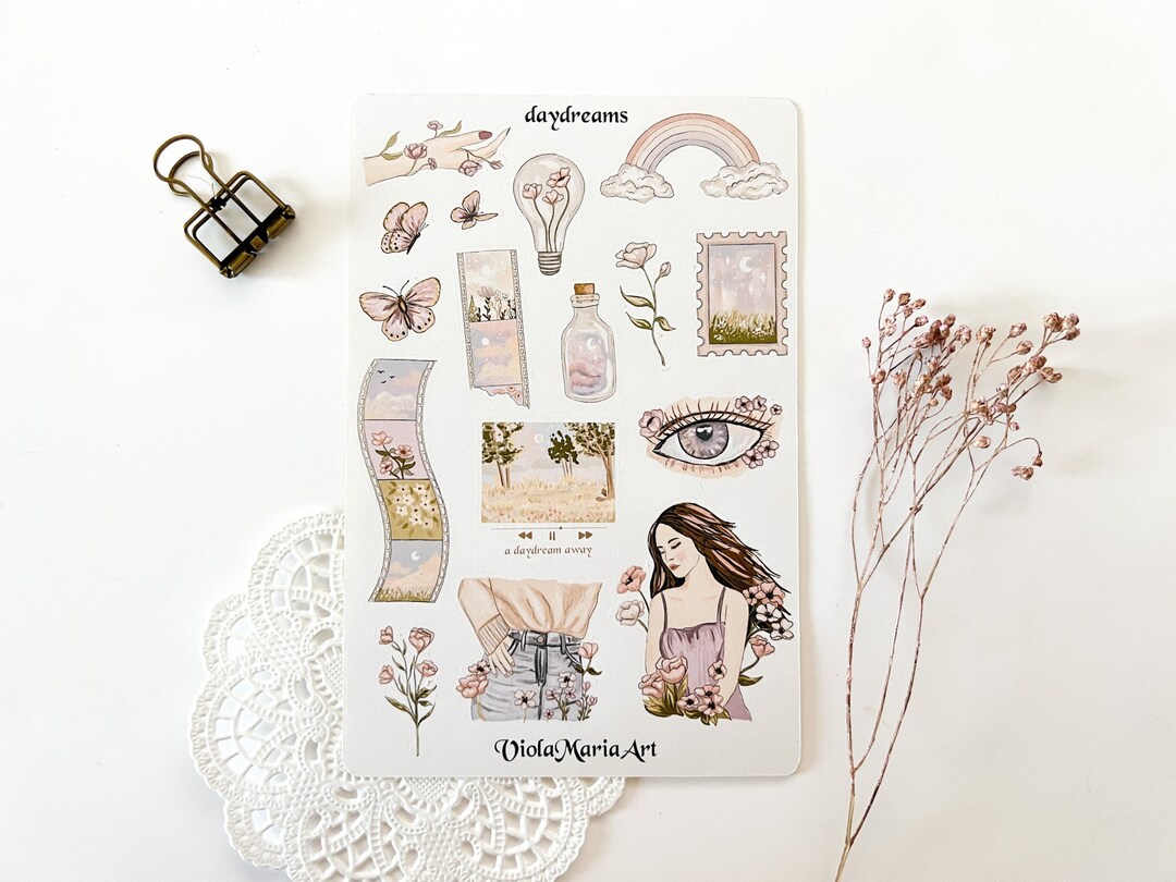Daydreams Stickersheet, Bullet Journal Sticker, Decorative Stickers ...