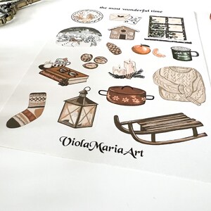 The Most Wonderful Time Sticker Sheet Bullet Journal Stickers - Etsy