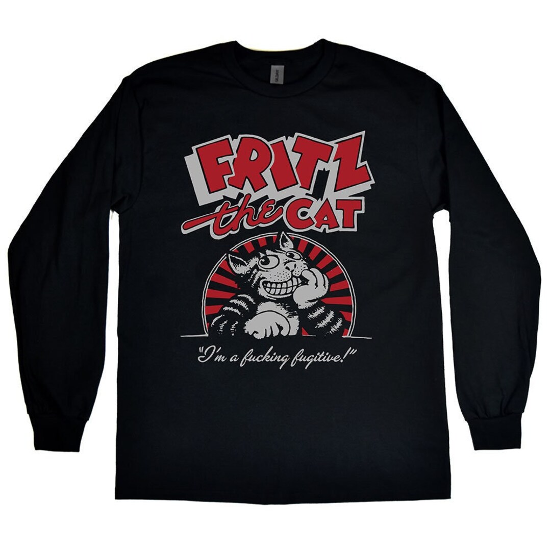 Fritz the Cat im A Fucking Fugitive Mens Long Sleeve Shirt - Etsy