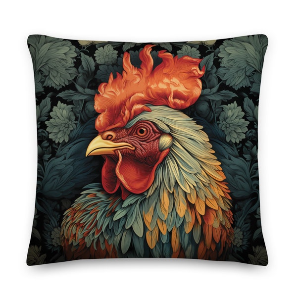 Chicken Throw Pillow - Etsy