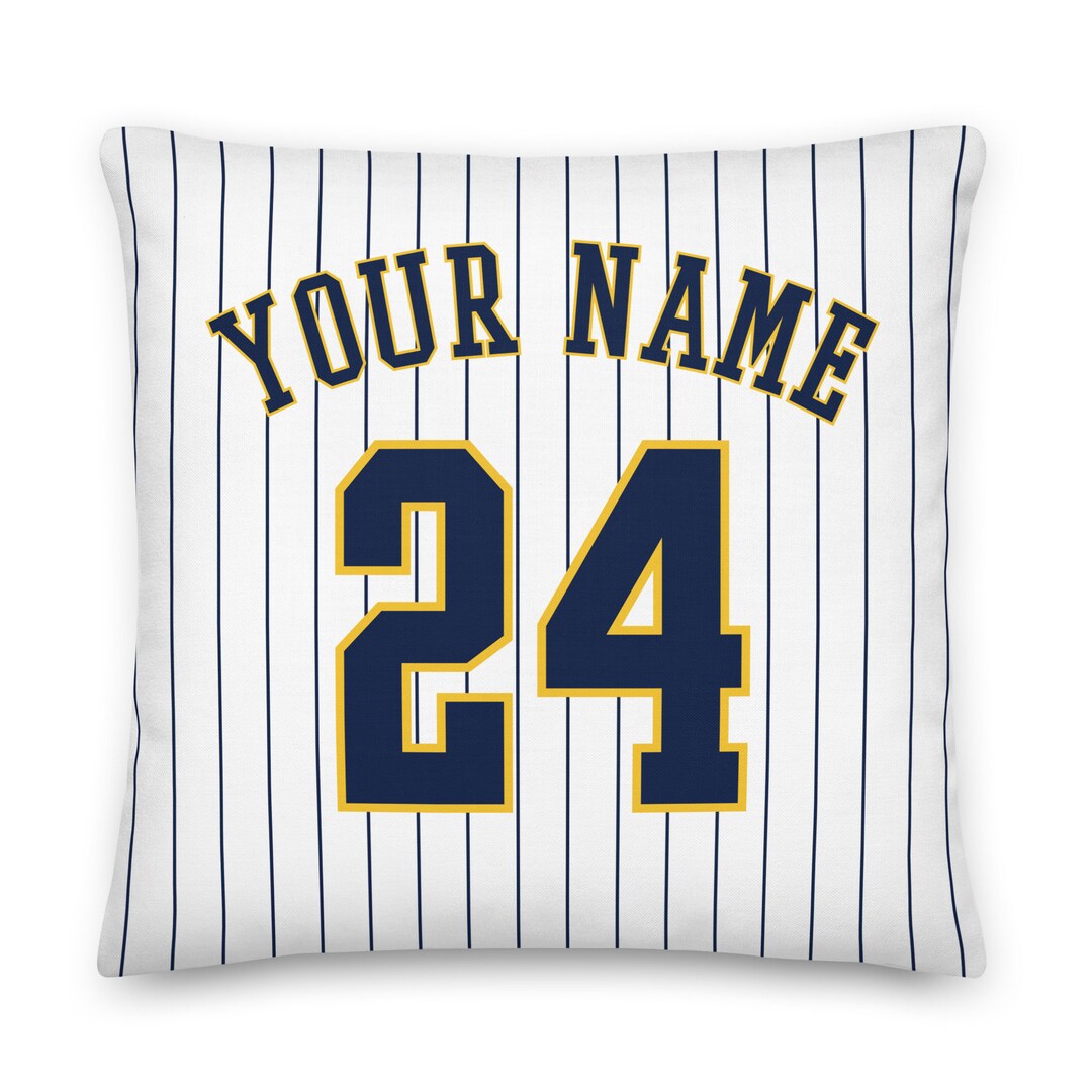 Milwaukee Baseball Personalized Name & Number Pillowcase, Cushion Cover ...