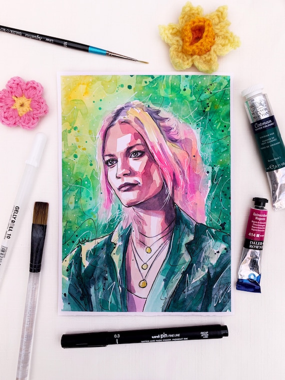 MAEVE WILEY Print Netflix Sex Education Maeve Wiley Art - Etsy