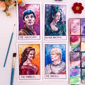 Merlin Tarot Card Print Pack Merlin Art Prints - Etsy