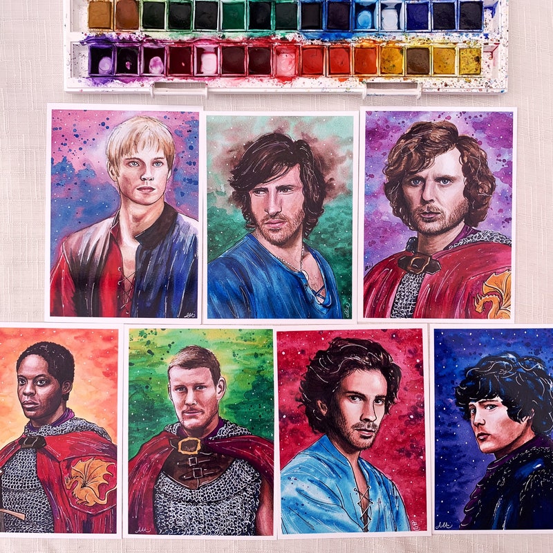 Merlin Bbc - Etsy