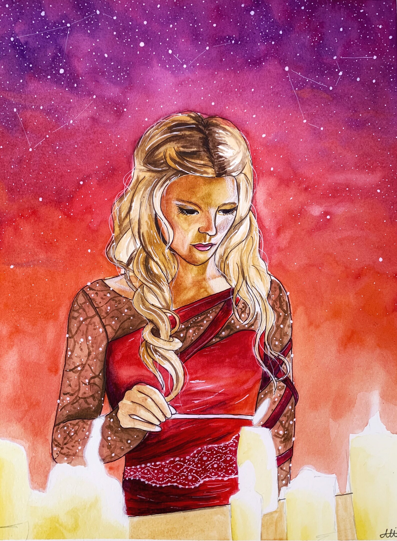 MORGAUSE PRINT 6x8 A5 Merlin Artwork | Etsy