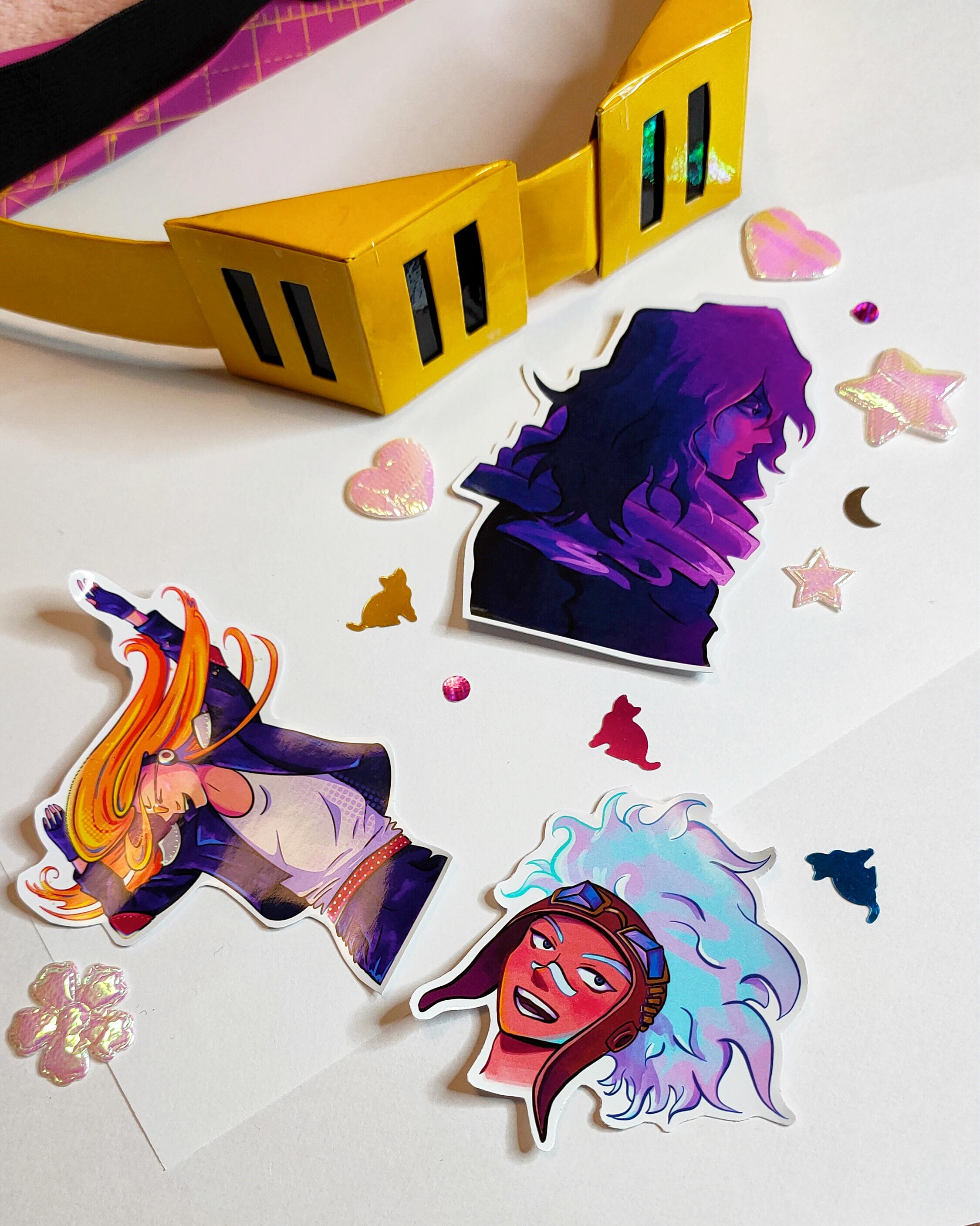 Rooftop Trio Sticker Pack - Etsy