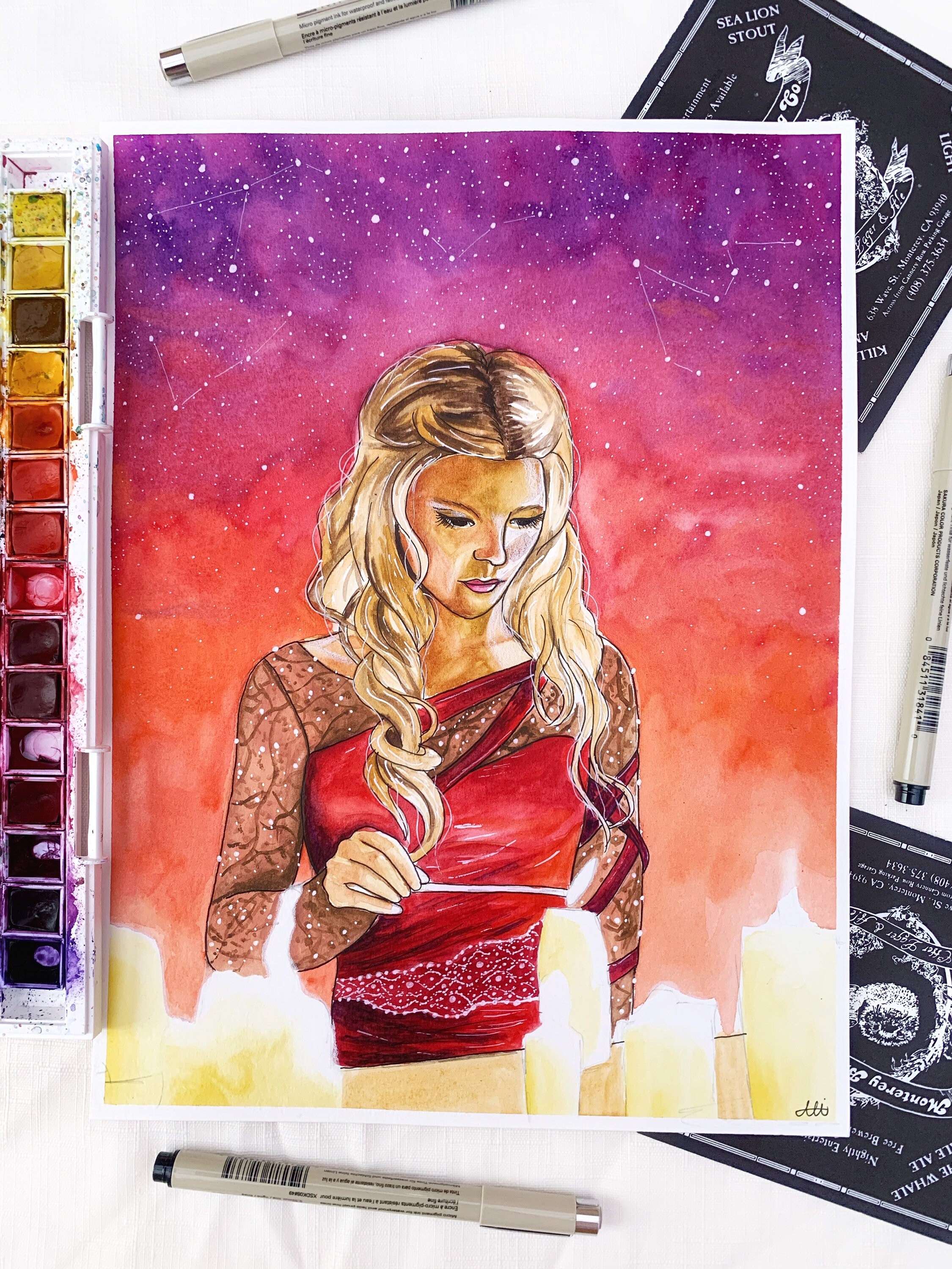 Morgause Merlin Dress