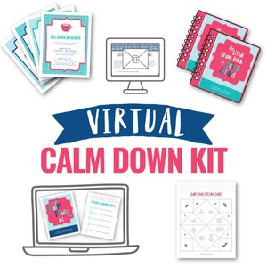 Virtual Calm Down Kit | Digital Coping Skills Tools, Worksheets, and ...