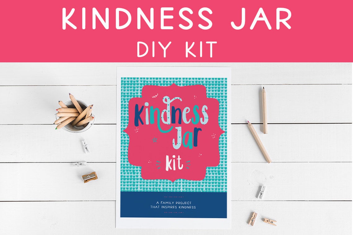 Kindness Jar Kit | Kindness Jar DIY | Kindness Jar Label | Kindness Jar ...
