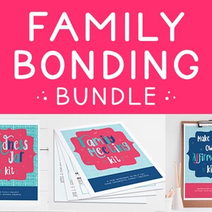 Family Bonding Bundle | Parenting Printables | Family Meeting Kit ...