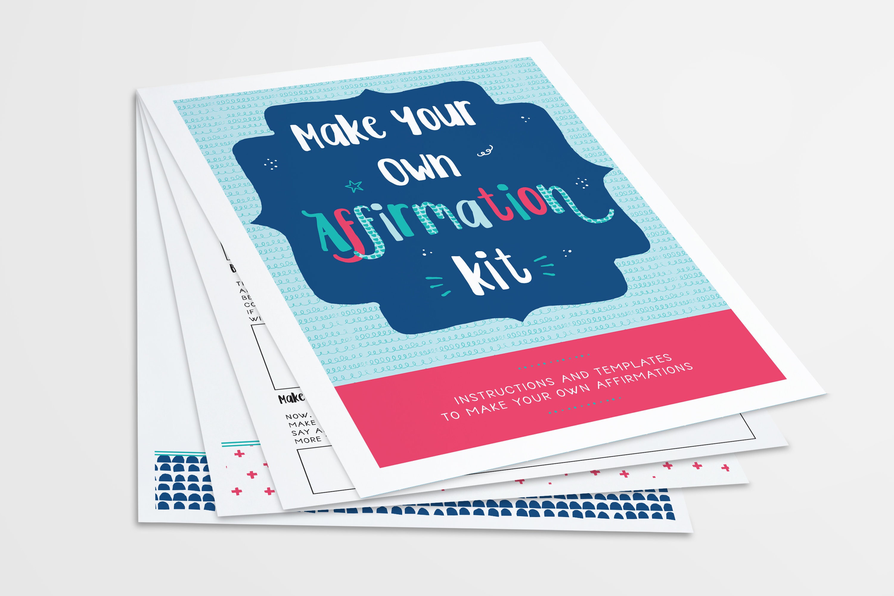 Make Your Own Affirmation Kit for Kids - Printable Workbook of Positive ...