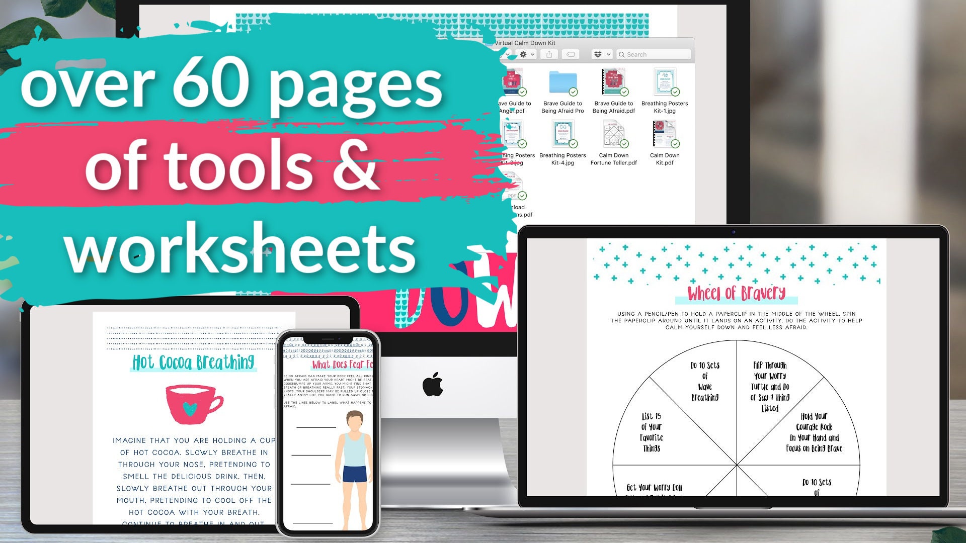 Virtual Calm Down Kit | Digital Coping Skills Tools, Worksheets, and ...