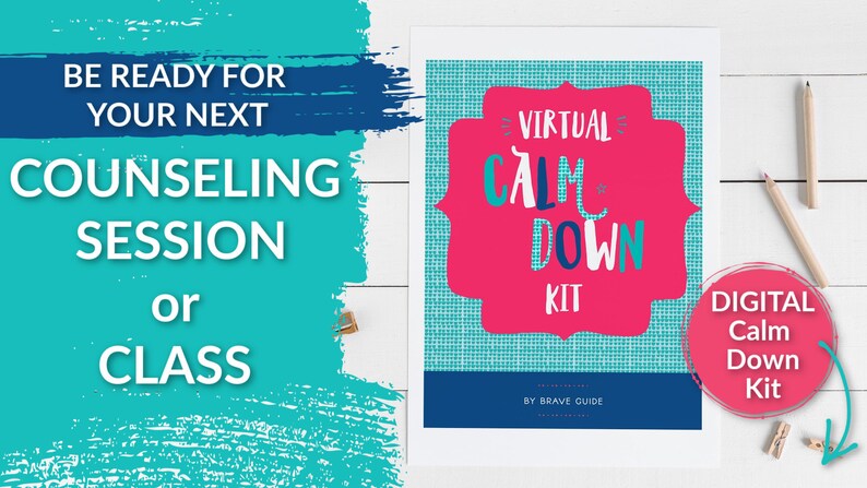 Virtual Calm Down Kit | Digital Coping Skills Tools, Worksheets, and ...