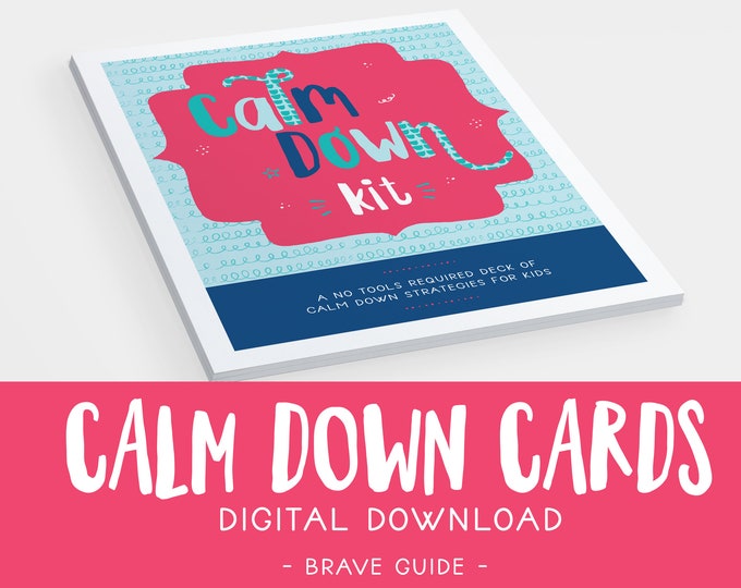 Printable Calm Down Card Deck - Coping Skills Cards for Kids - Calm ...