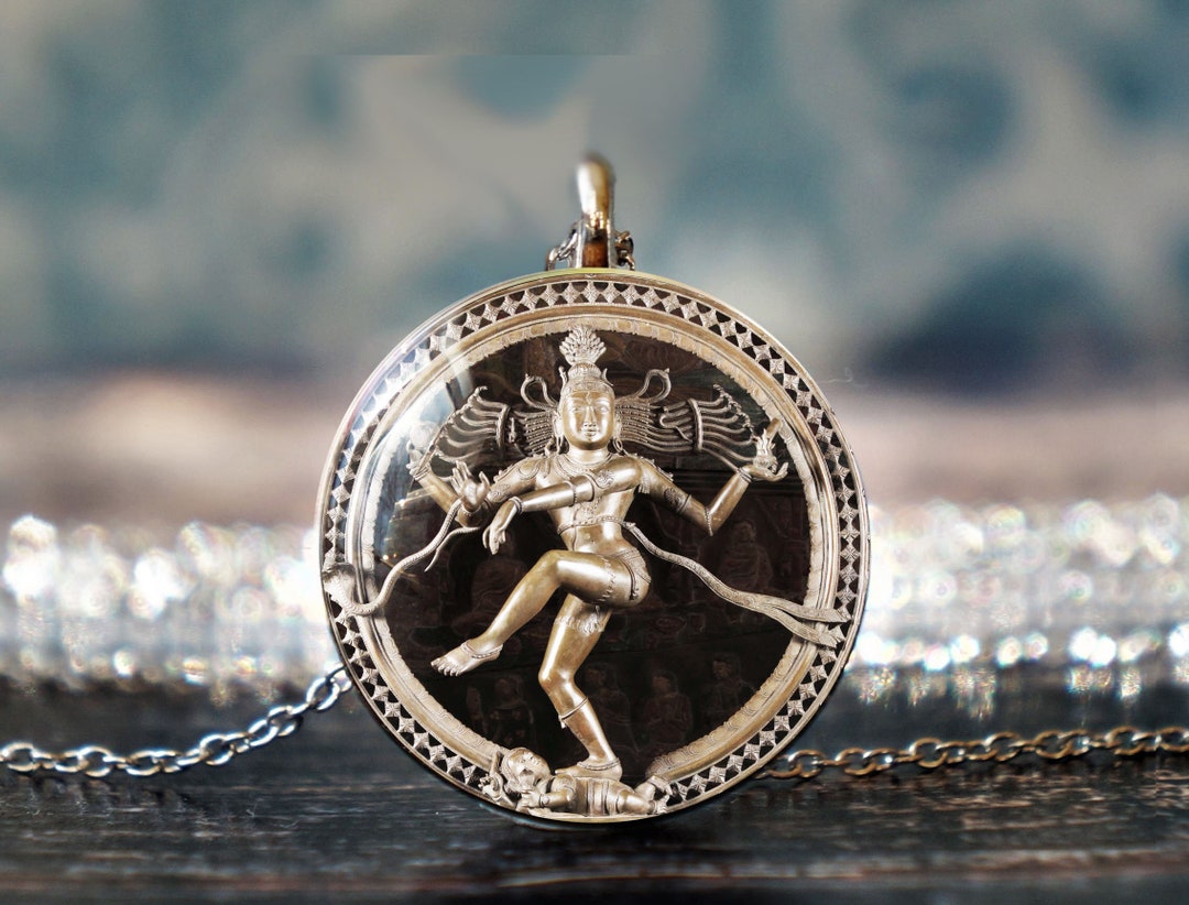 Shiva Pendant , Spiritual Jewelry , Hindu Jewelry , Shiva Nataraja ...