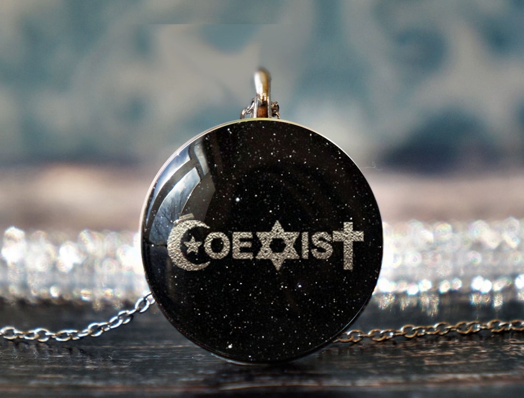 Coexist Jewelry , Coexist Pendant , Interfaith Jewelry , Spiritual ...