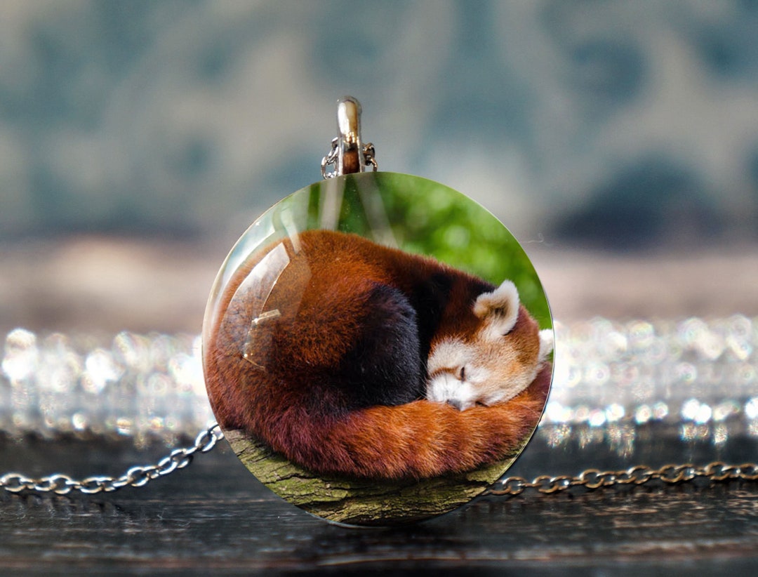 Red Panda Jewelry , Red Panda Pendant , Red Panda Gifts , Red Panda ...