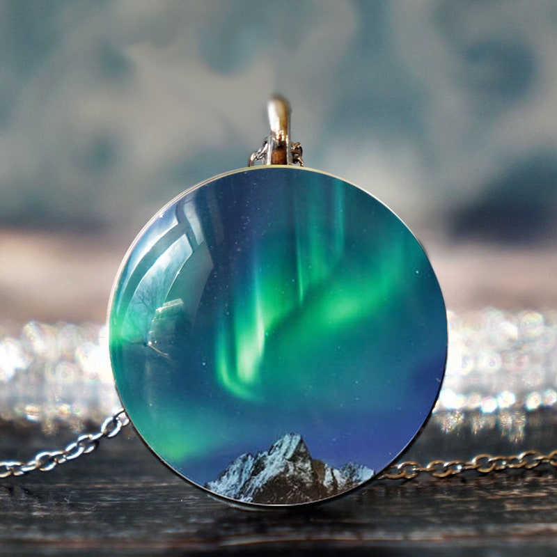 Northern Lights Crystal Necklace - Etsy
