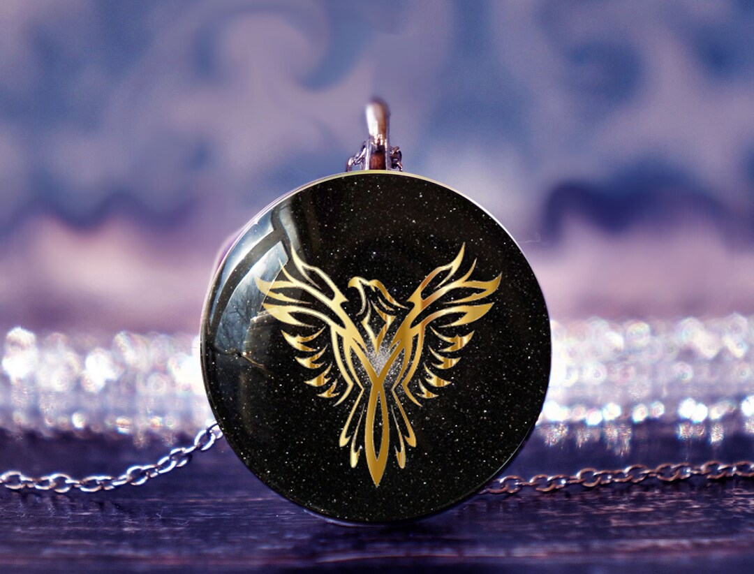 Phoenix Pendant , Phoenix Jewelry , Firebird Necklace , Phoenix Bird ...