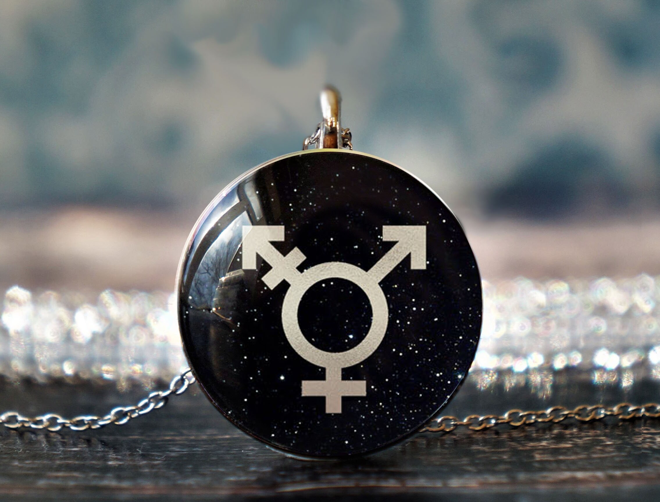 Transgender Pride Transgender Jewelry Lgbt Necklace - Etsy