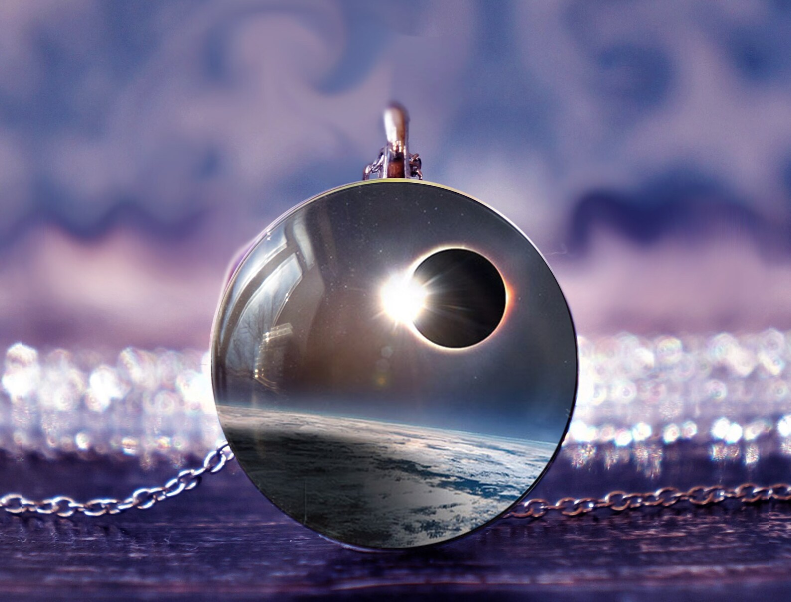 Solar Eclipse , Eclipse Jewelry , Celestial Jewelry , Sun Jewelry ...