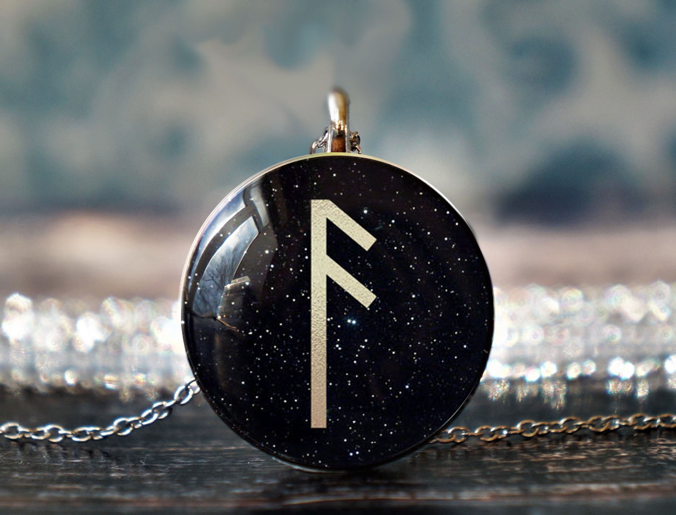 Ansuz Rune , Rune Necklace , Runic Alphabet , Rune Pendant , Viking ...