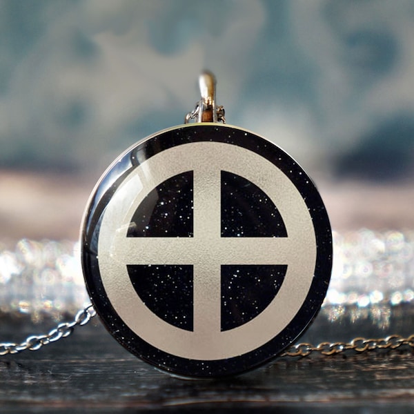 Solar Cross Pendant - Etsy