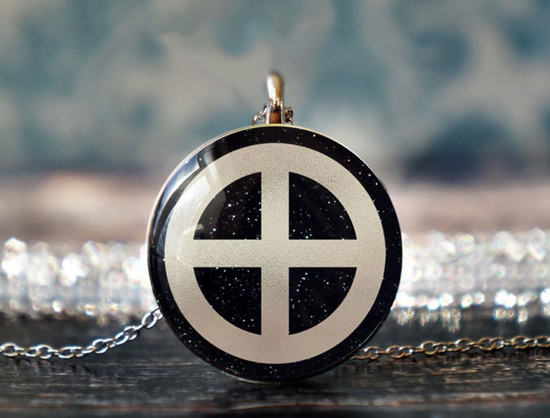 Sun Wheel Pendant Solar Cross Pendant Viking Necklace - Etsy