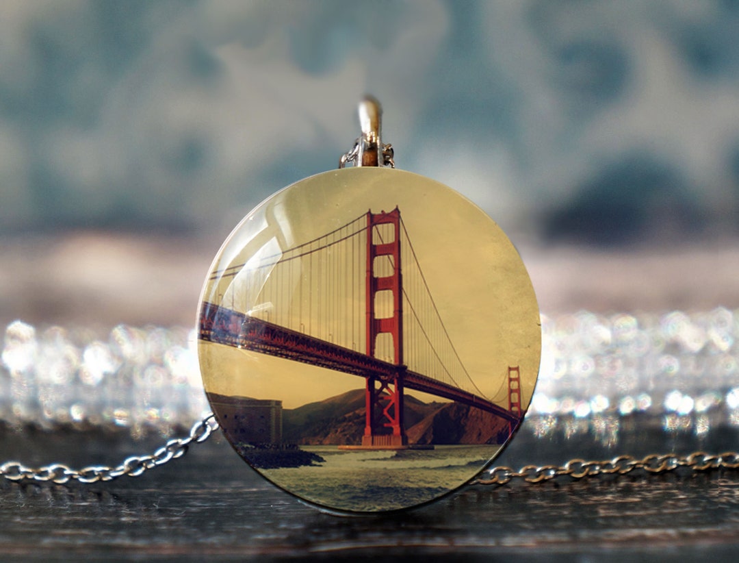 Golden Gate Bridge , Bridge Necklace , San Francisco Necklace ...