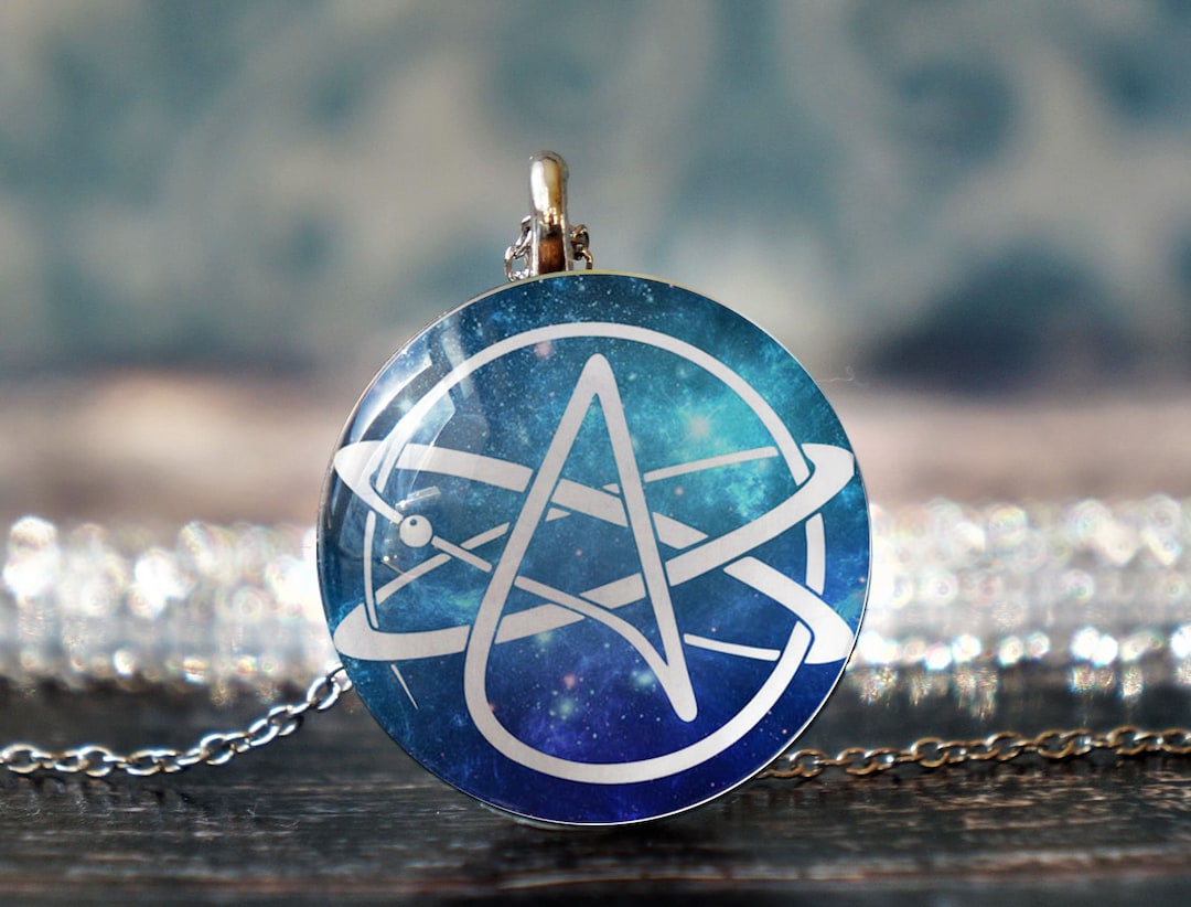 Atheist Pendant , Atheist Jewelry , Atheist Gift , Atheist Symbol ...