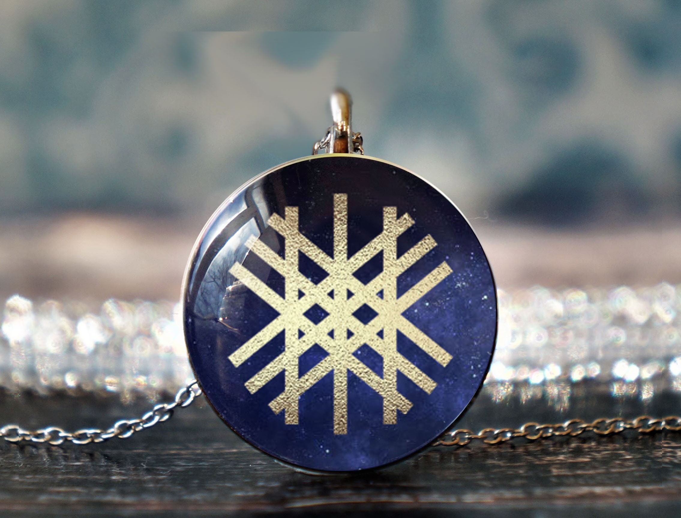 Web of Wyrd , Viking Runes , Pagan Gifts , Viking Necklace , Rune ...