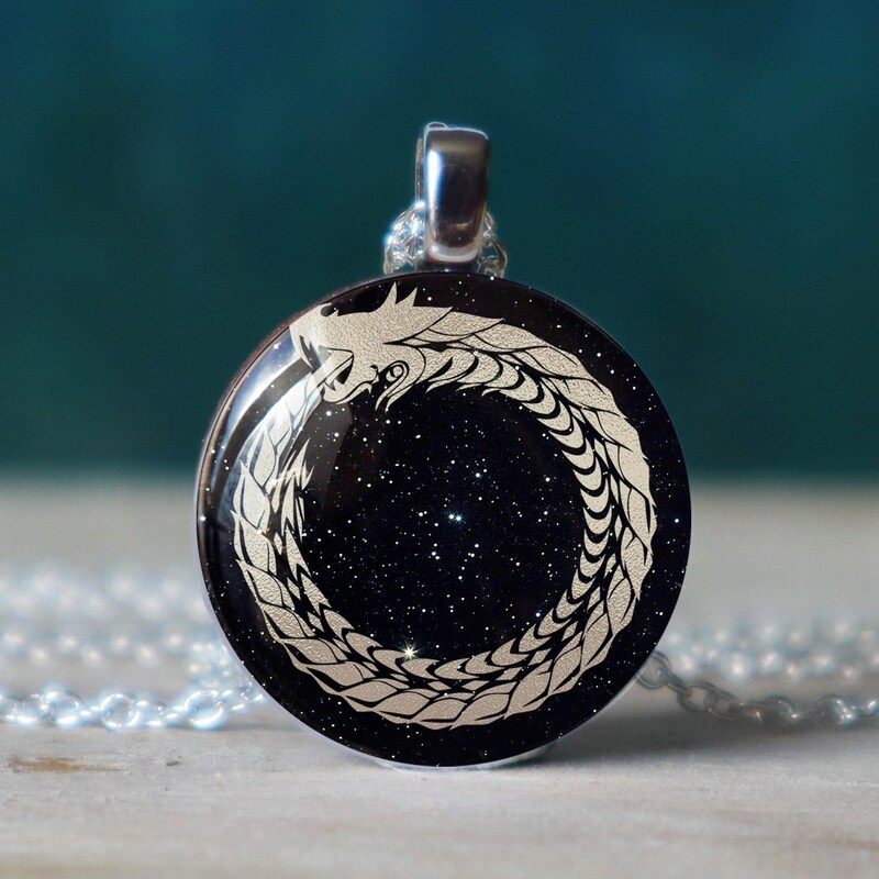 Ouroboros Pendant - Etsy