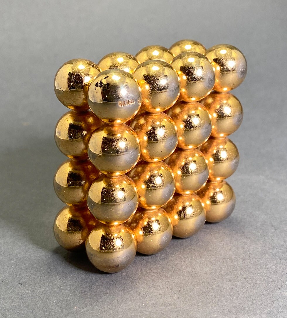 Gold Sphere Sculpture - Etsy