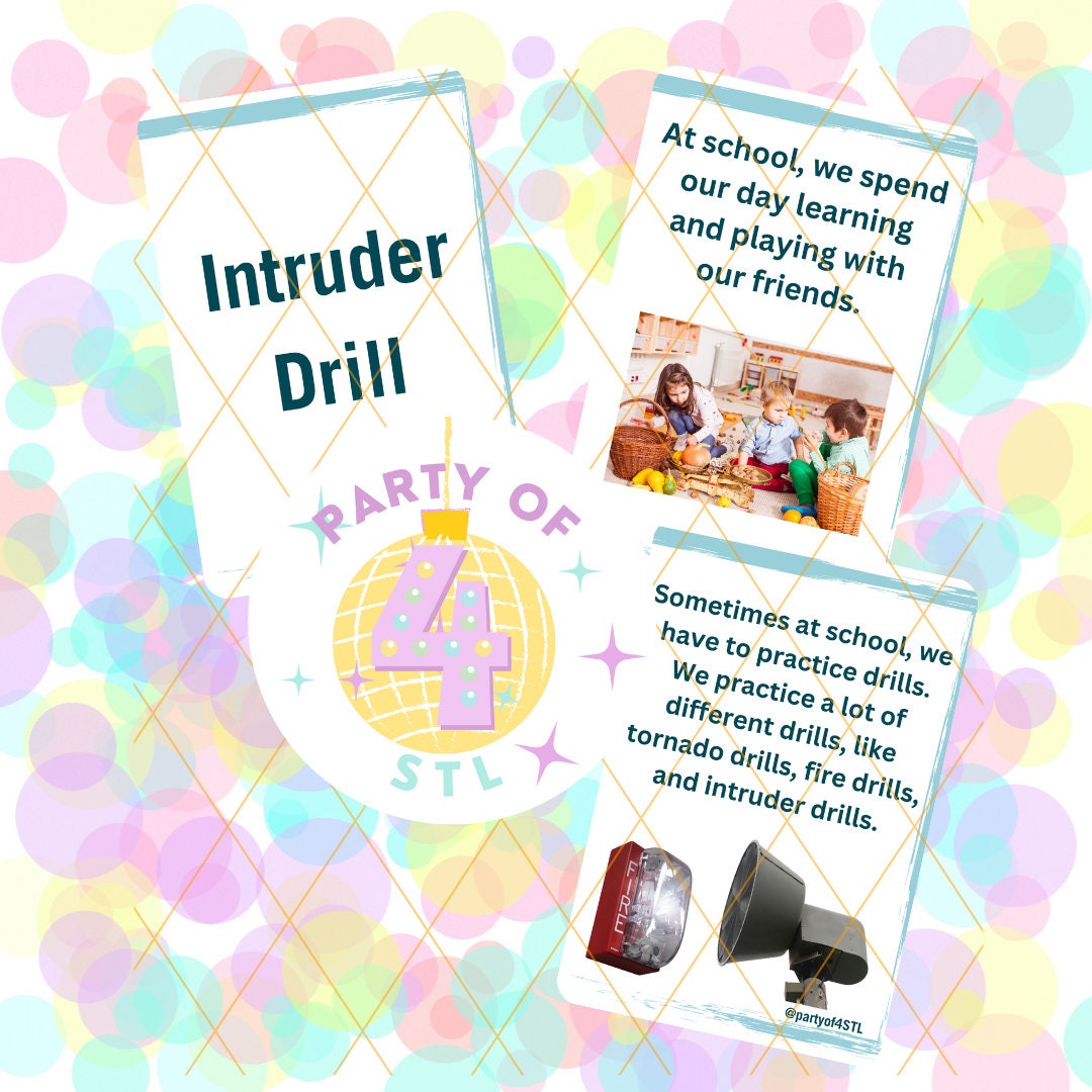 Intruder Drill Book | School Safety, Developmentally Appropriate ...