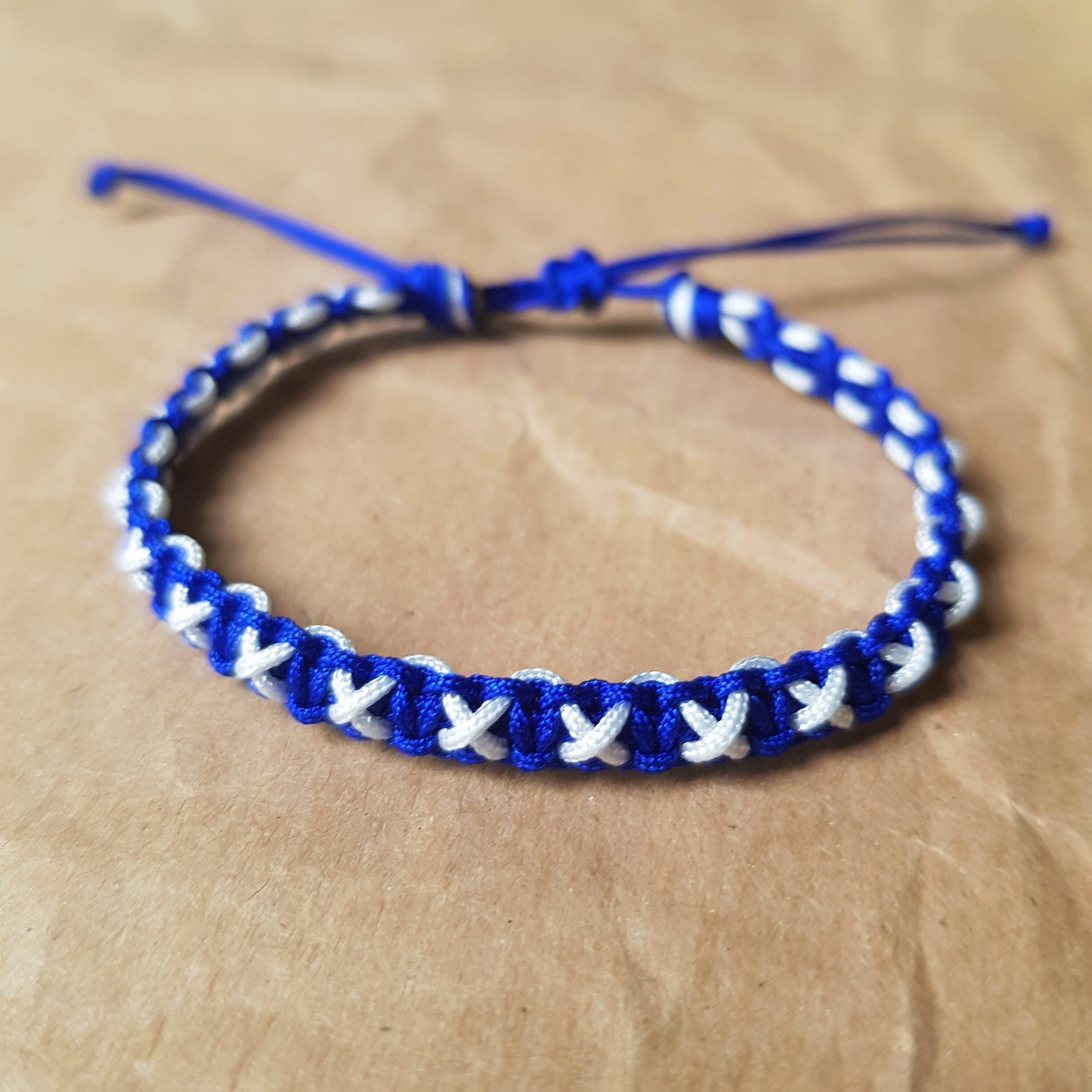 Scotland Flag Bracelet Handmade Adjustable Nylon Cord - Etsy UK