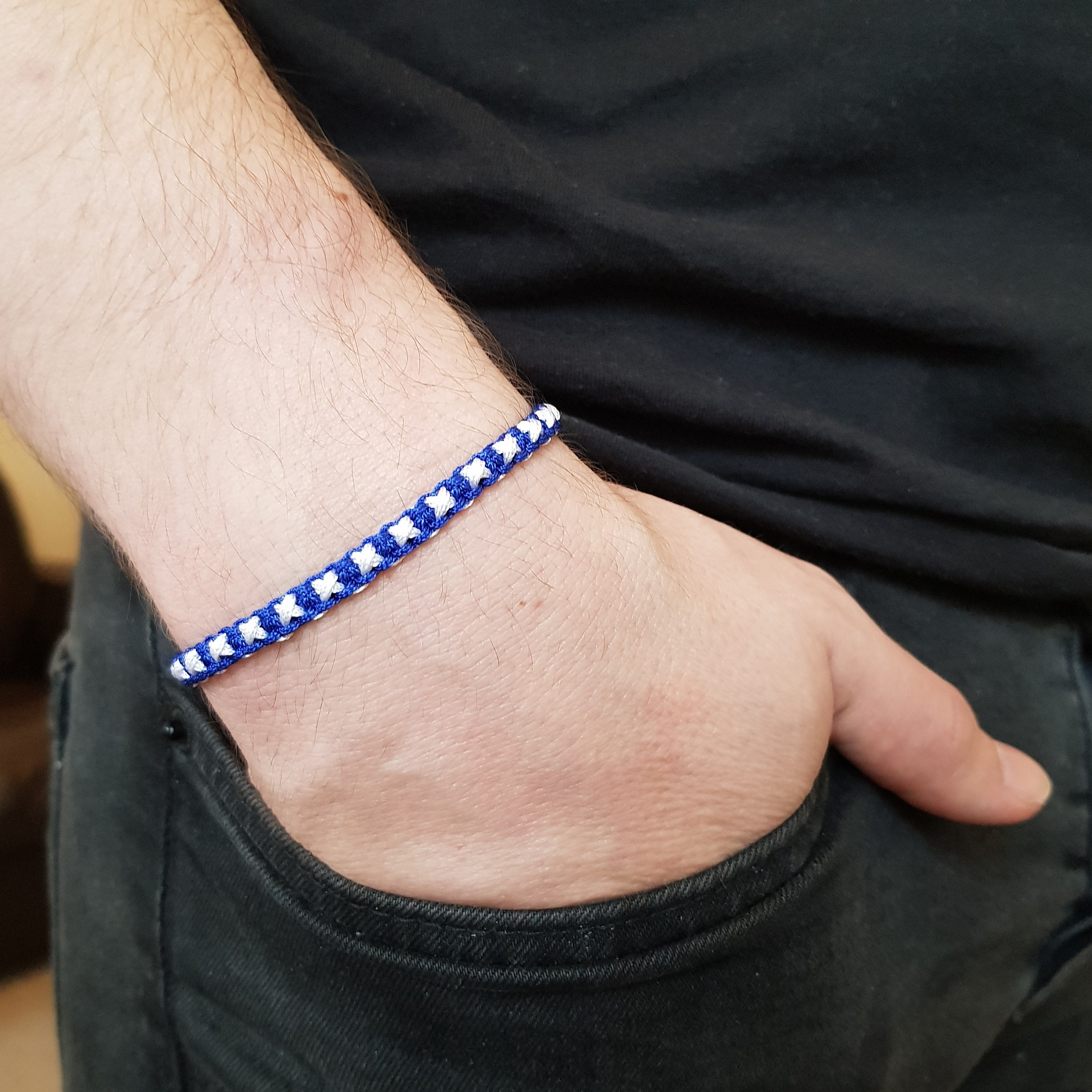 Scotland Flag Bracelet Handmade Adjustable Nylon Cord - Etsy UK