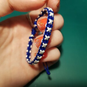 Scotland Flag Bracelet Handmade Adjustable Nylon Cord - Etsy UK