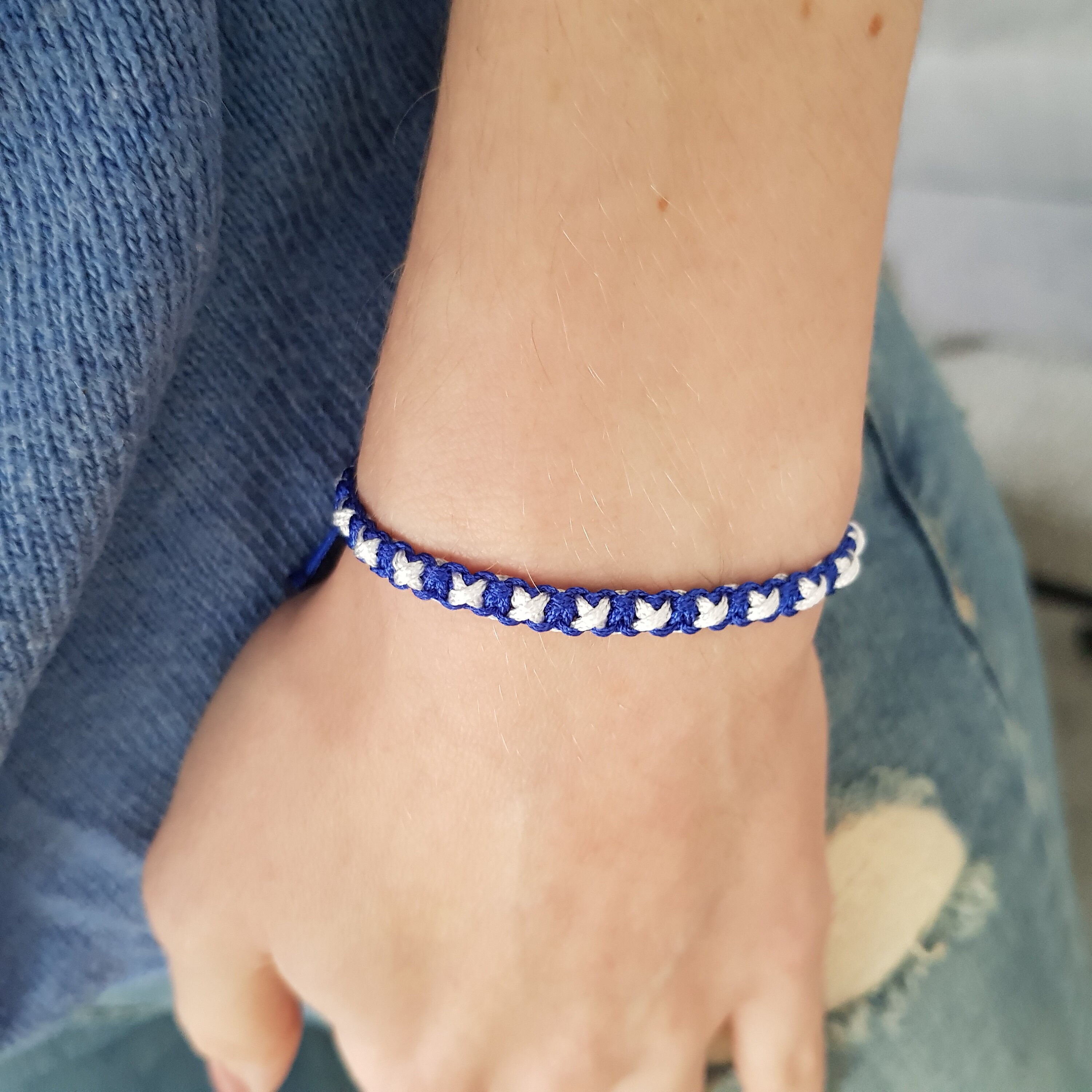 Scotland Flag Bracelet Handmade Adjustable Nylon Cord - Etsy UK