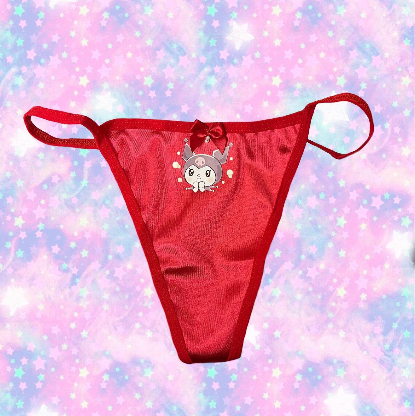 Y2K Kuromi Satin Gstring Thong - Etsy Canada