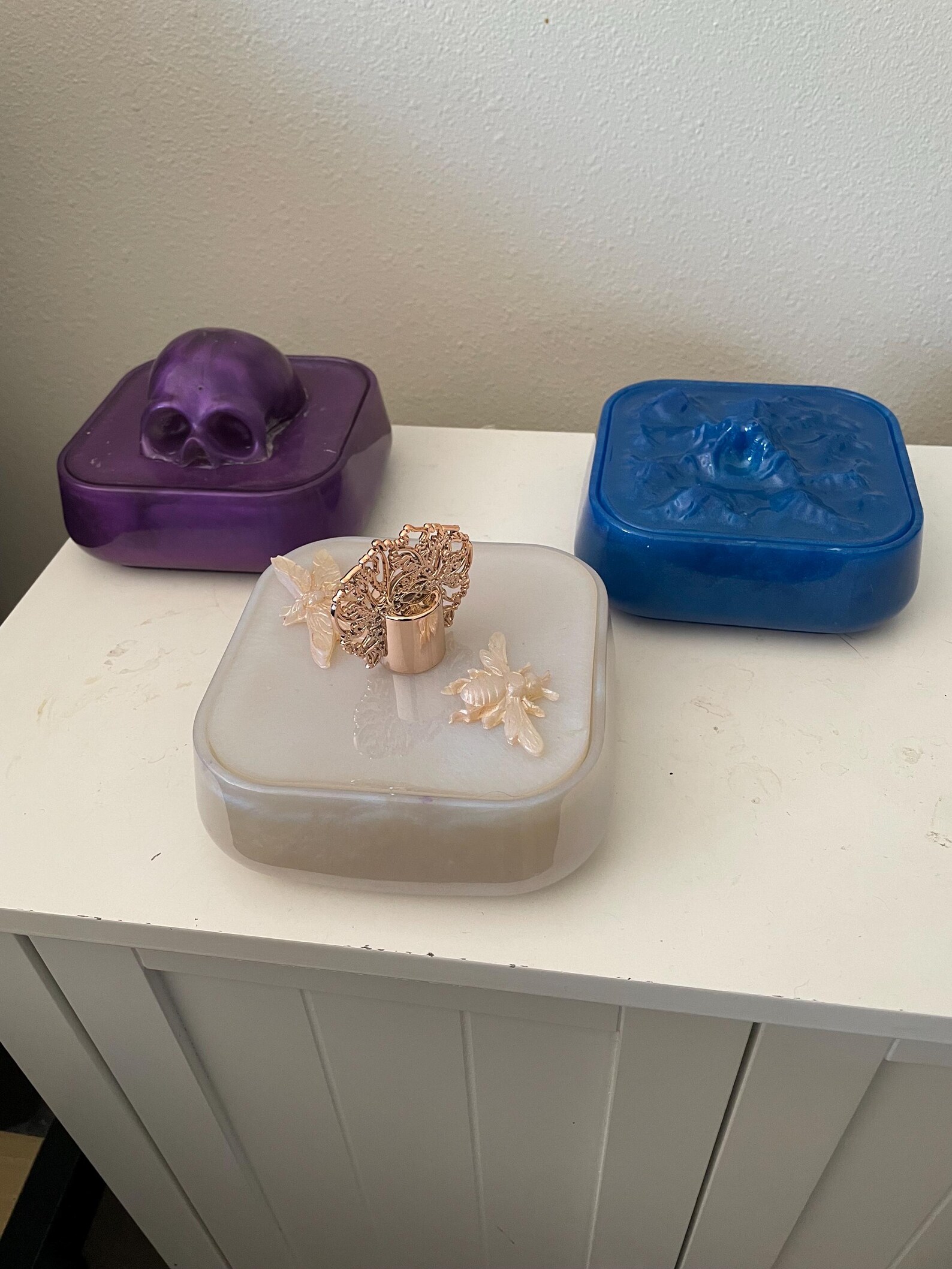 Customized Epoxy Resin Container for Rings/keys/etc - Etsy