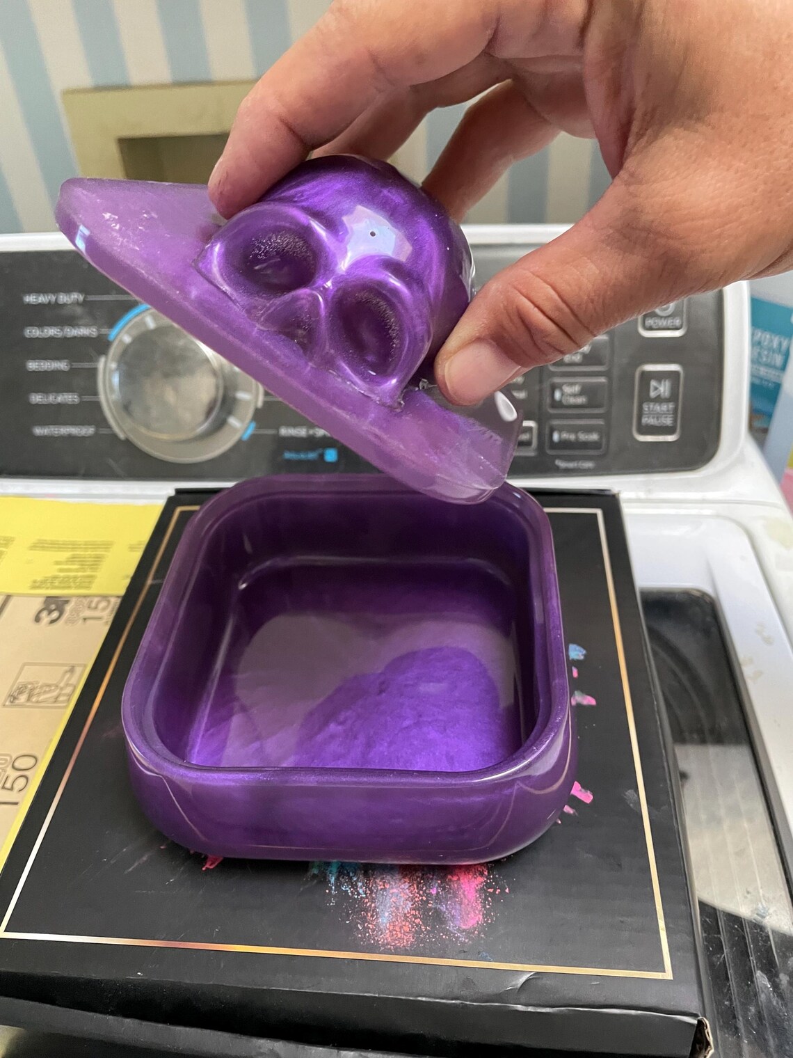 Customized Epoxy Resin Container for Rings/keys/etc - Etsy