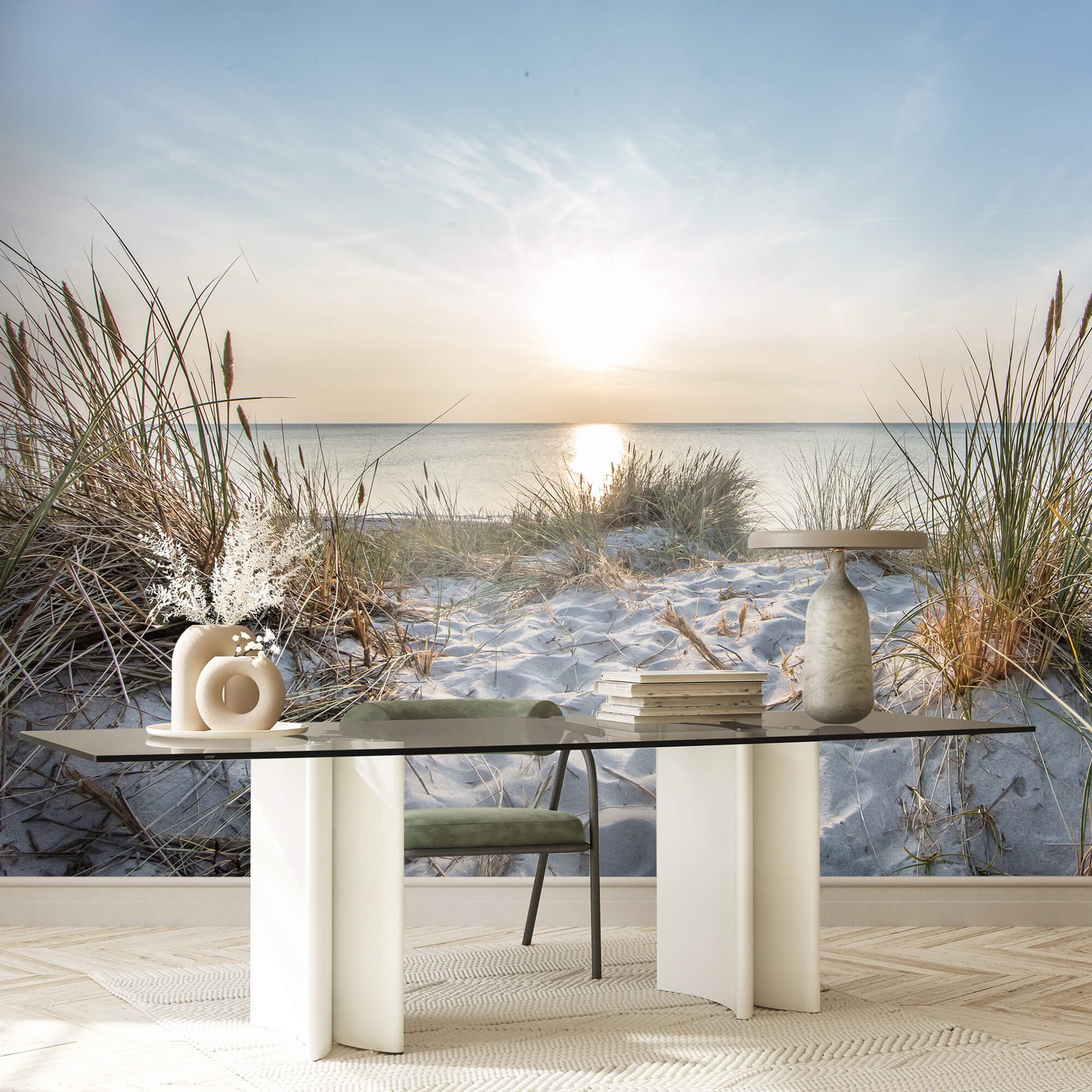 Sunset Wall Mural / Beach View / North Sea / Beach Vacation - Etsy