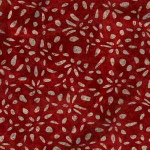 Floral Curtains / Red Pattern / Vintage Design / Bedroom Curtains ...