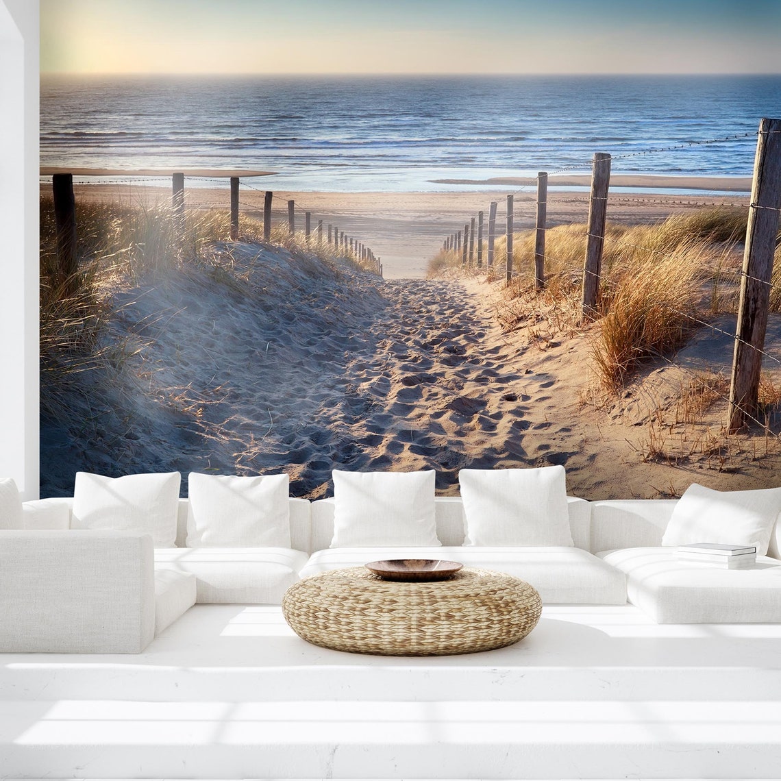 Beach Path Wall Mural / Coastal Wallpaper / North Sea / Seaside - Etsy
