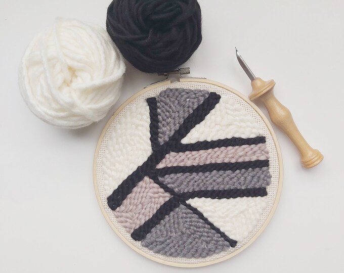 Punch Needle Pattern | Modern Punch Needle | Beginner Punch Needle ...