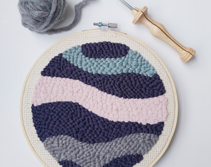 Punch Needle Pattern | Modern Punch Needle | Beginner Punch Needle ...